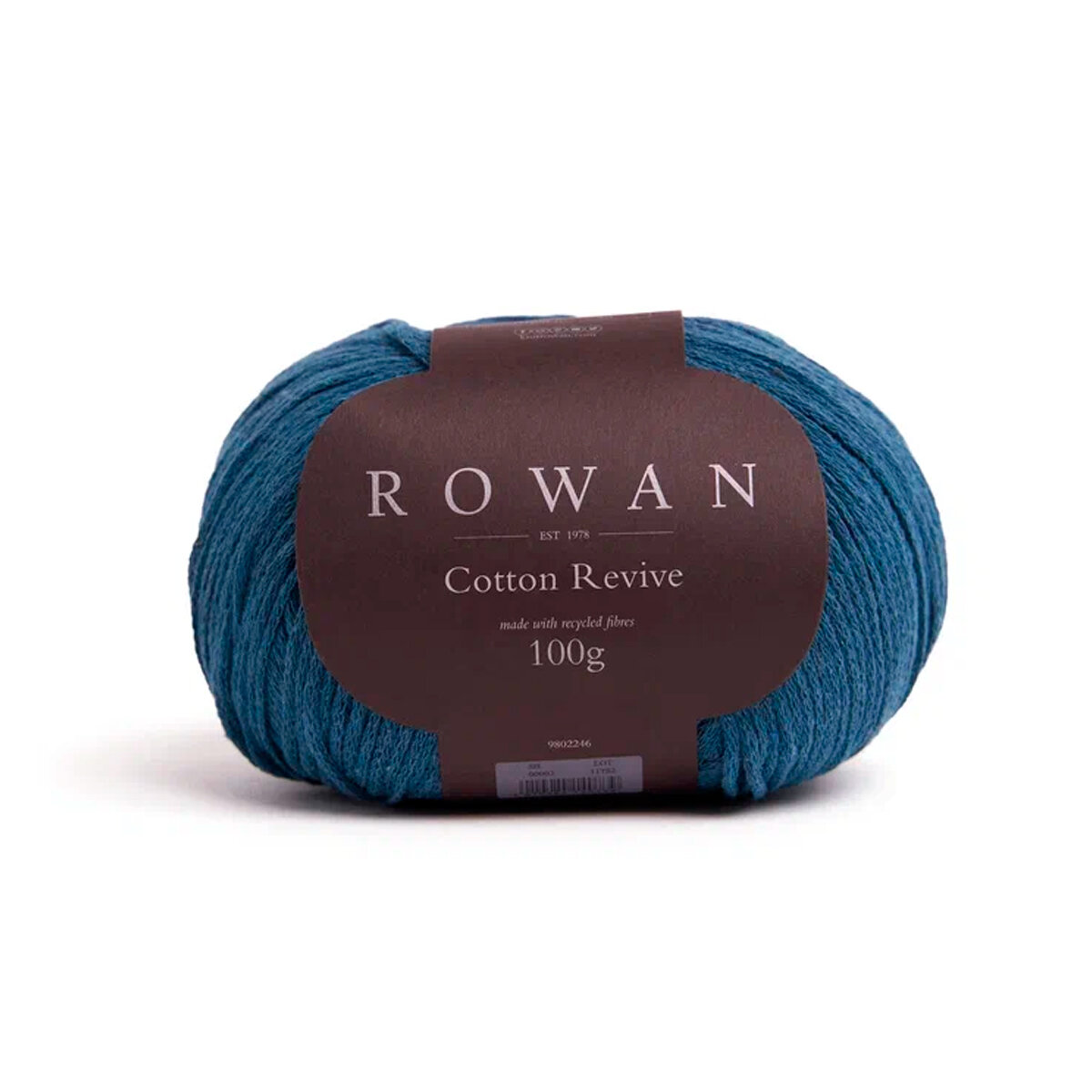 Cotton Revive /Коттон Ривайв/ пряжа Rowan, 9802246 (008, ocean (океан), синий, New!)