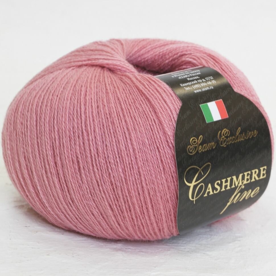 Пряжа Cashmere Fine Seam цвет 2010 багрянец, 700м/50г, 100% кашемир