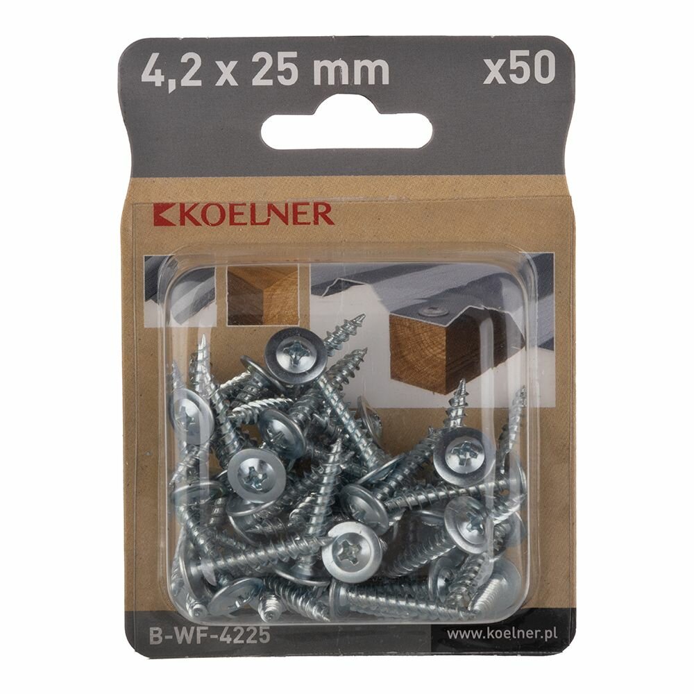 Саморезы с прессшайбой 4,2х25 мм 50 шт