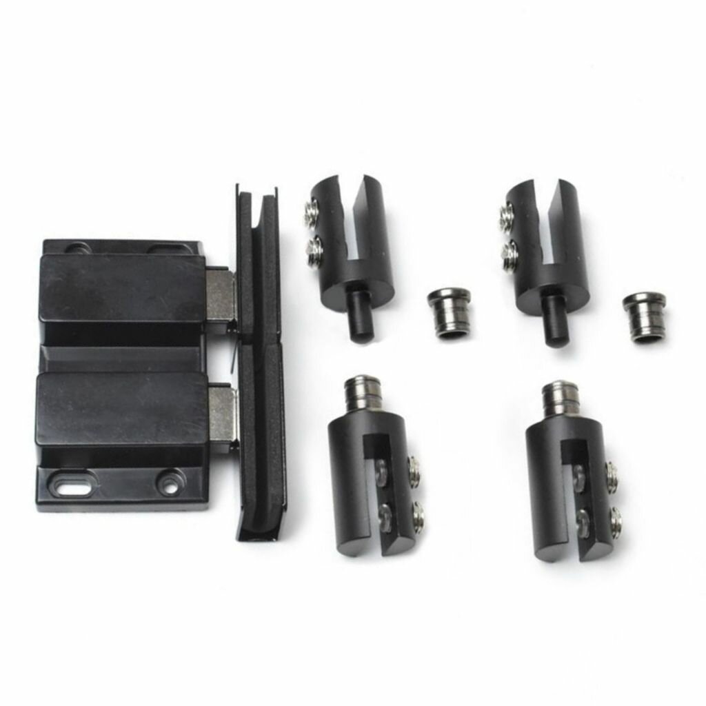 Двойная дверь, верхние и нижние шарниры, петли для стекла с поворотным движением, простая установка