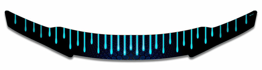 Дефлектор капота Серия "Полноцвет" Коллекция вариация 49 Nissan Note Год выпуска 2008-2012