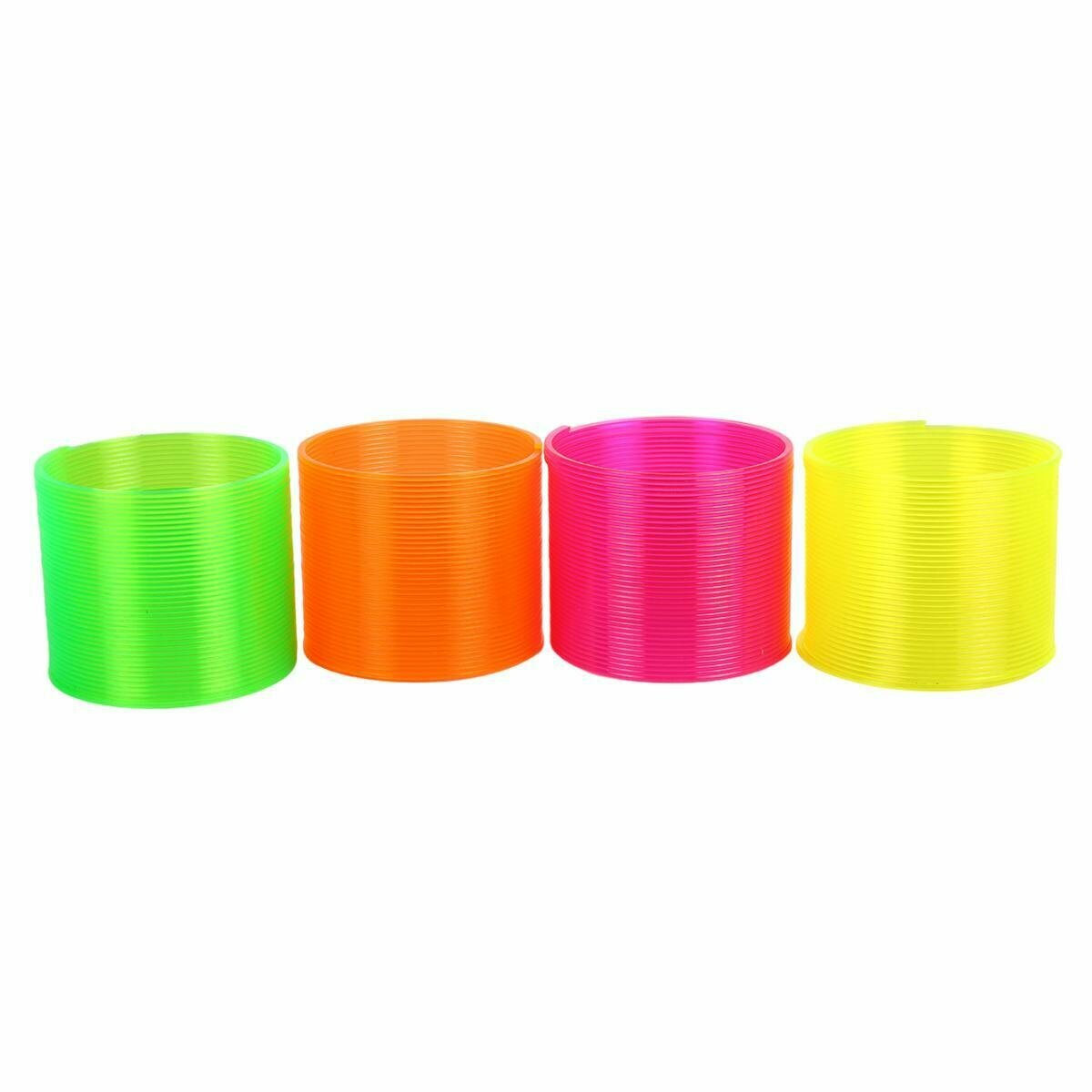 Игрушка Радуга, пластиковая пружинка, яркие цвета в ассортименте, 1 штука