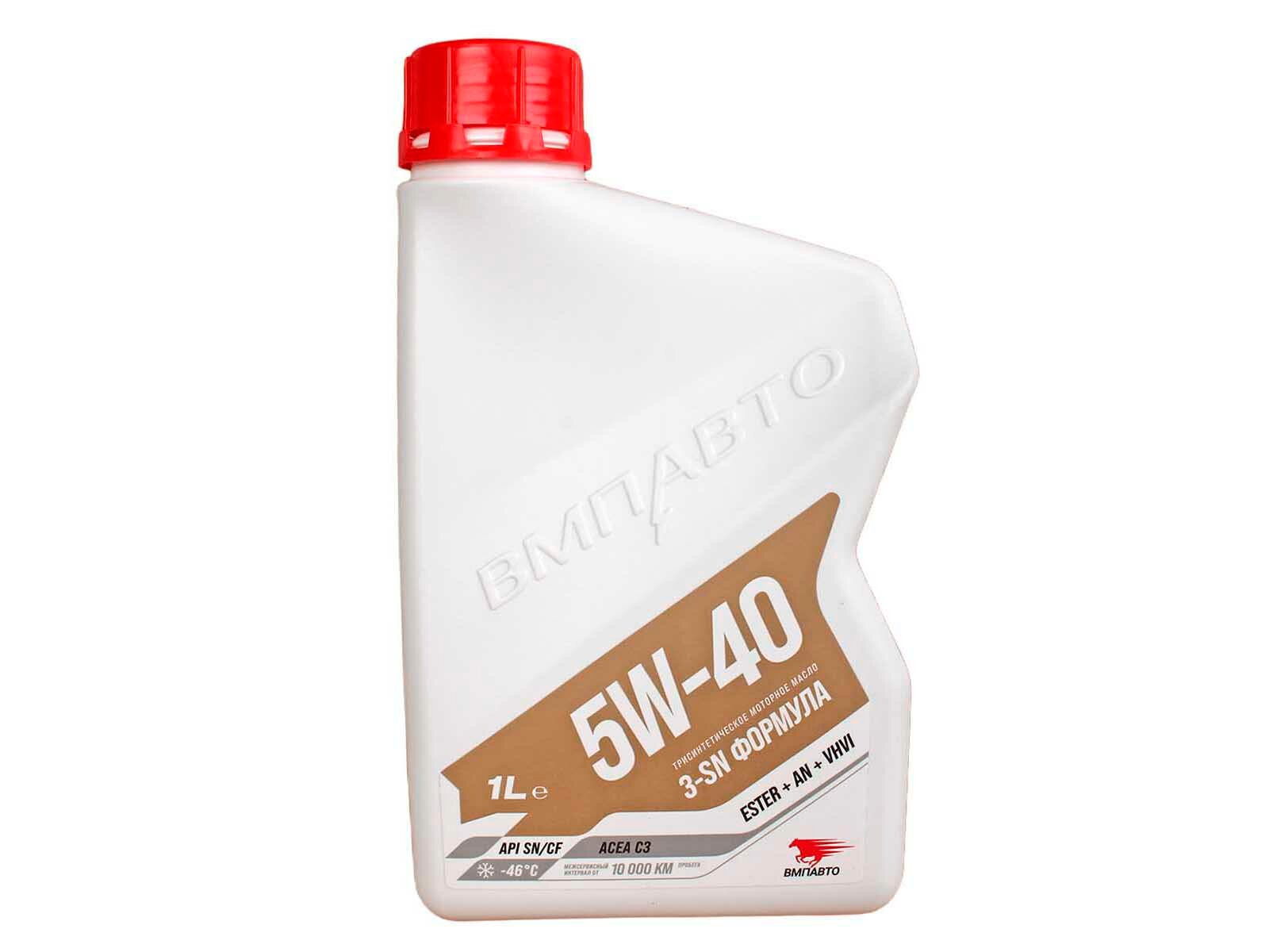 Масло моторное ВМПАВТО 3-SN 5W40 C3 1л