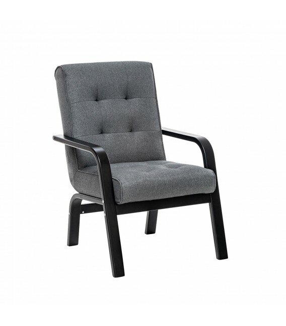 Кресло Leset Модена, венге, ткань рогожка, malmo 95