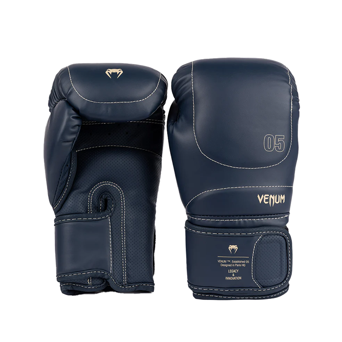 Боксерские перчатки Venum Impact Evo Icy Blue (14 унций)