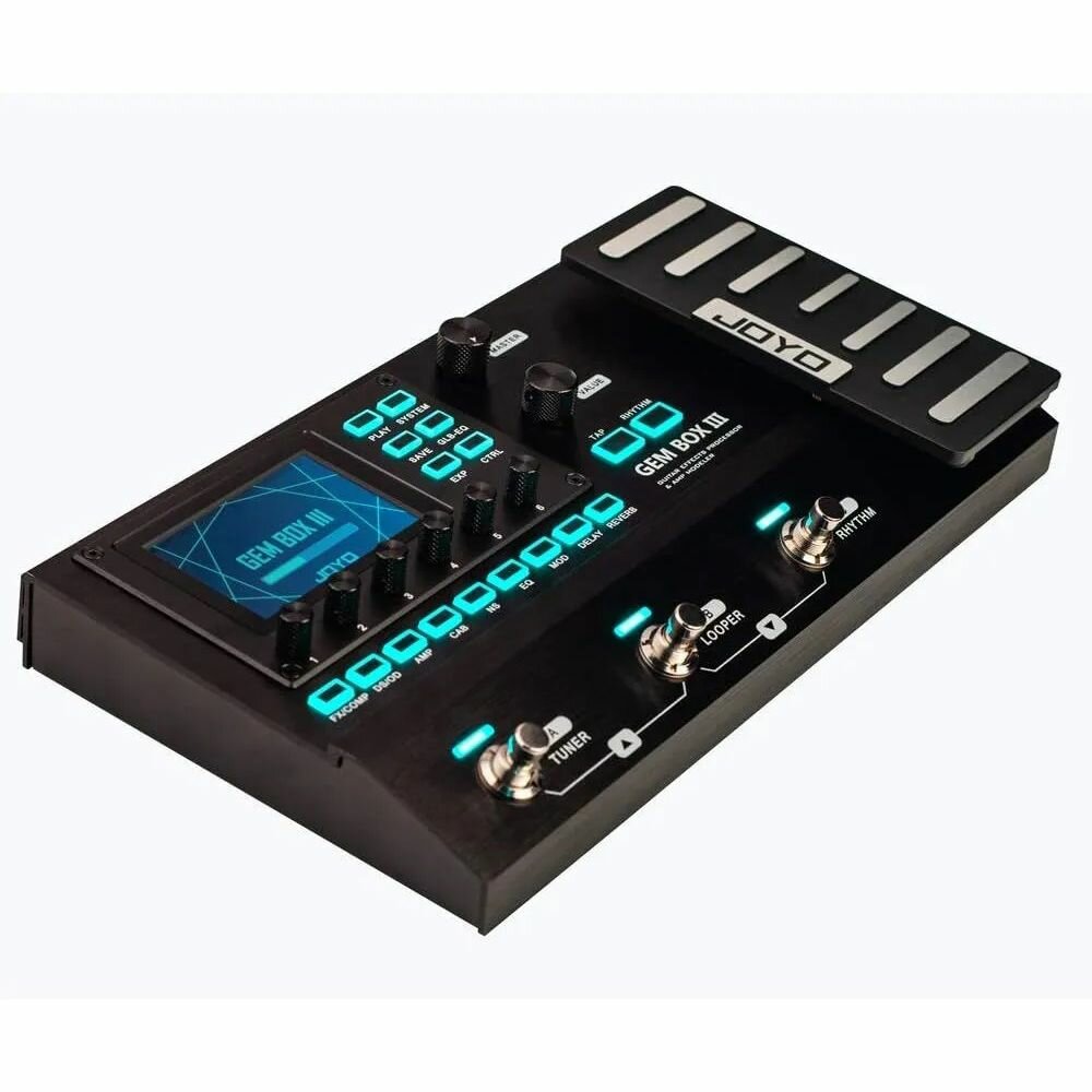 Процессор эффектов для электрогитары, JOYO GEM BOX III, со 157 эффектами и 61 модуляцией предусилителя