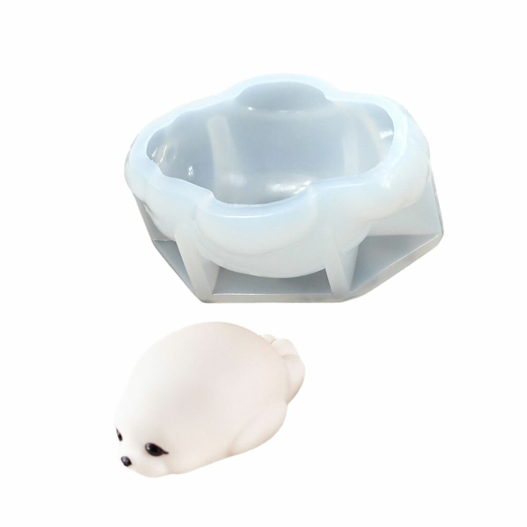 Инструменты для выпечки, Силиконовая форма для молочного желе - маленькая морская котика