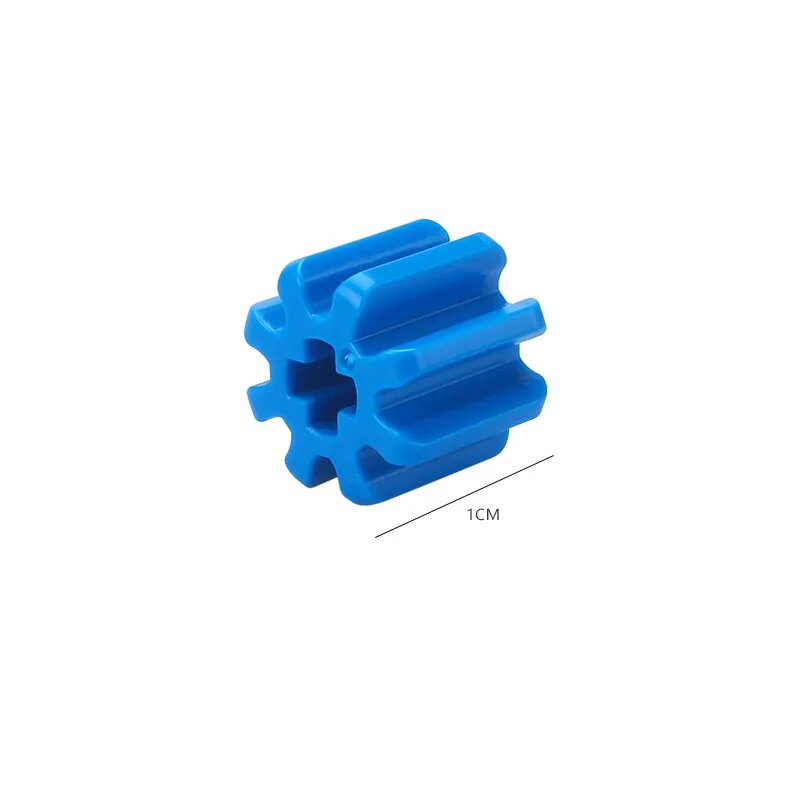 Детский строительный блок PHILOPT, Синий, Pinion blue 1pcs