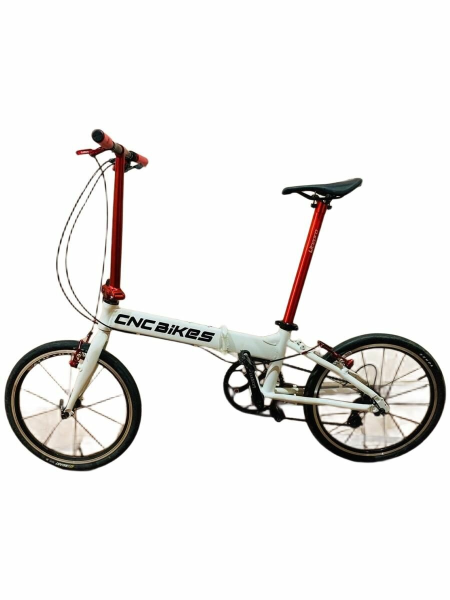 Складной велосипед CNC BIKES 20", 3 скорости, 8кг, цвет белый