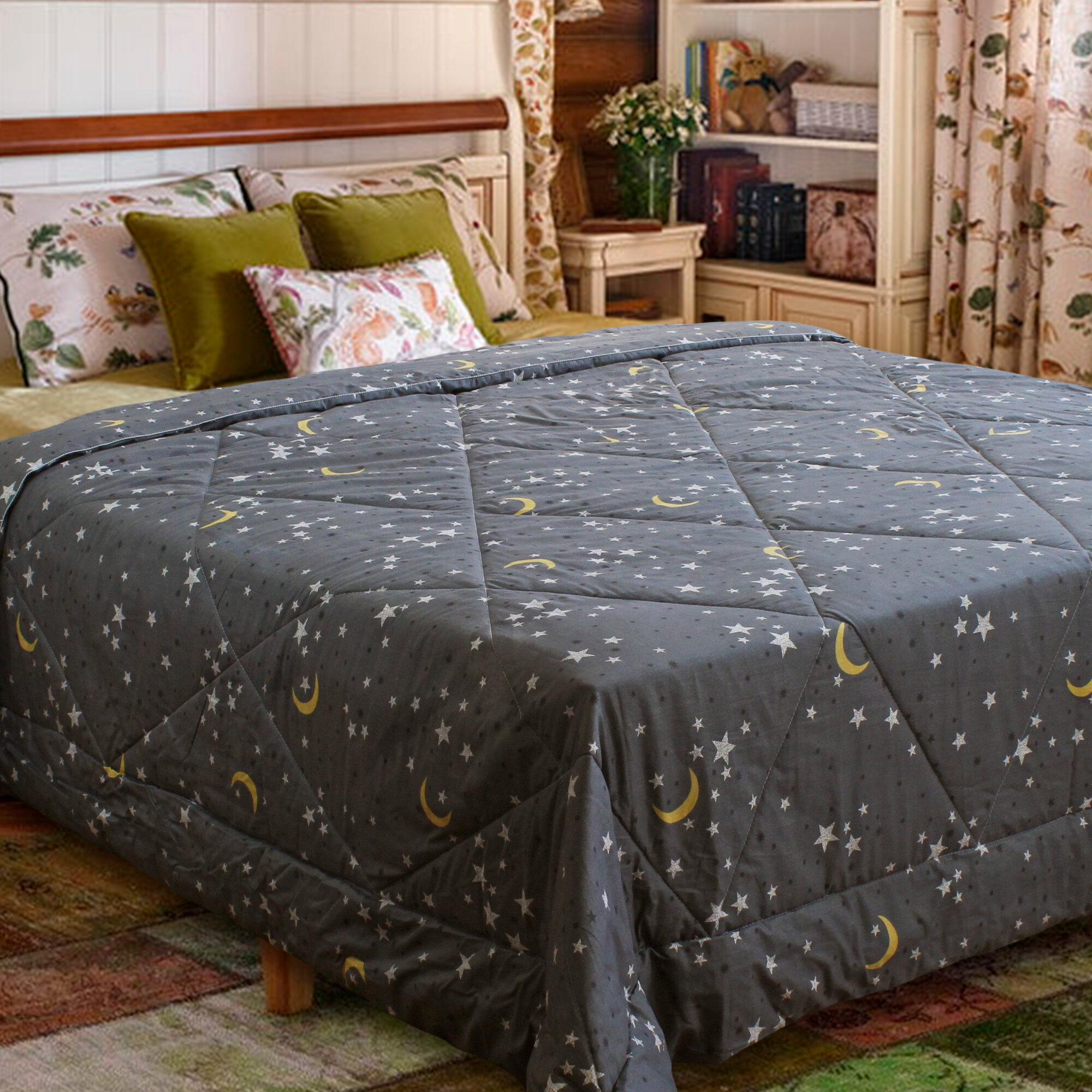 Покрывало Cleo VELLO D ORO 200х220 сатин, 100% хлопок двустороннее