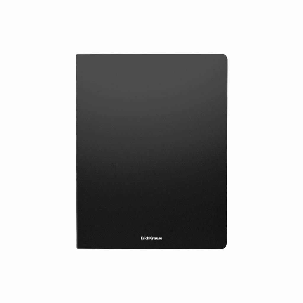 Папка с файлами Erich Krause А4 с 10, прозрачными, Standard, черная (3095)