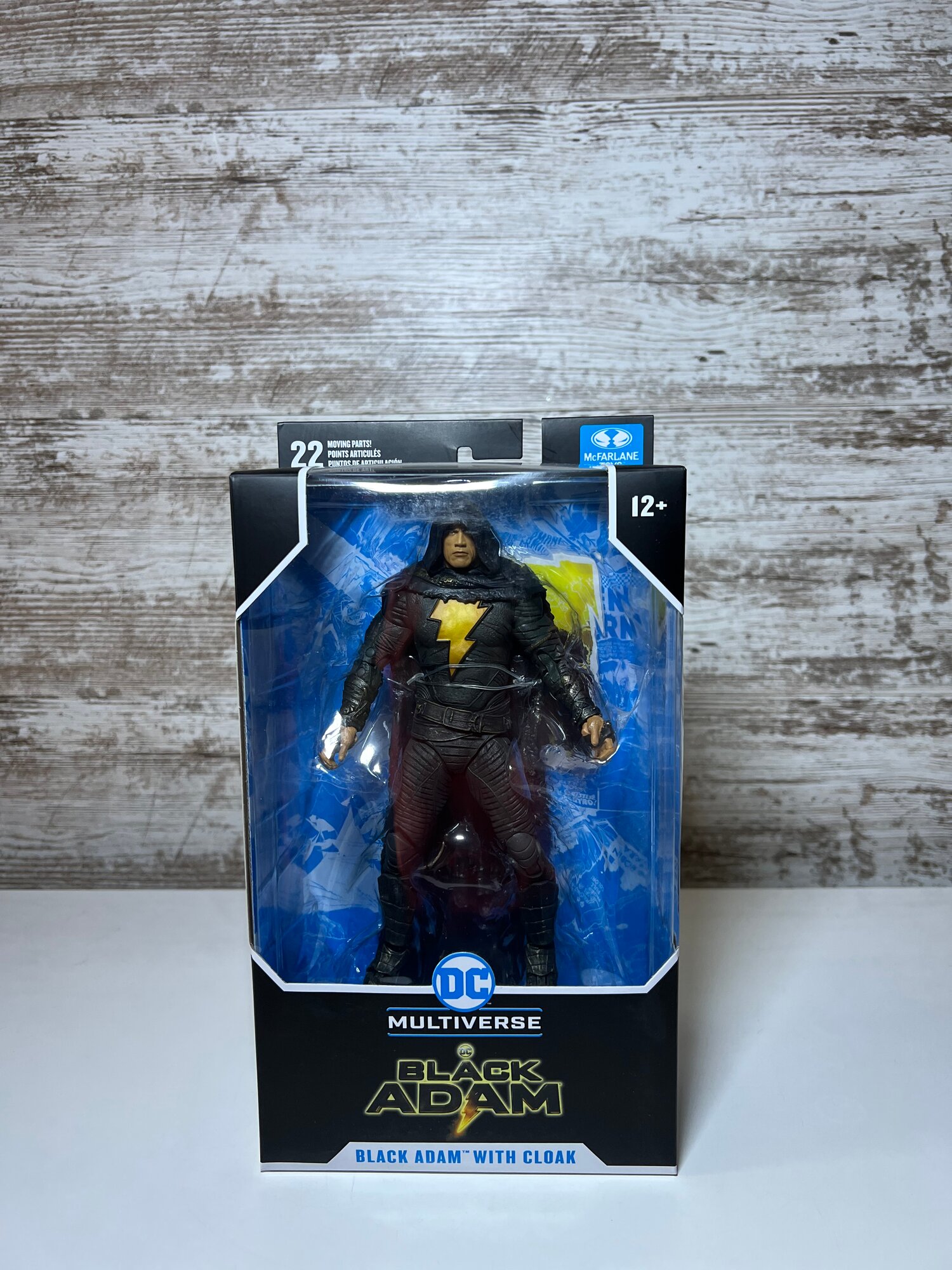 Фигурка Черный Адам, Black Adam with cloak, 20 см, DC Multiverse, от McFarlane Toys