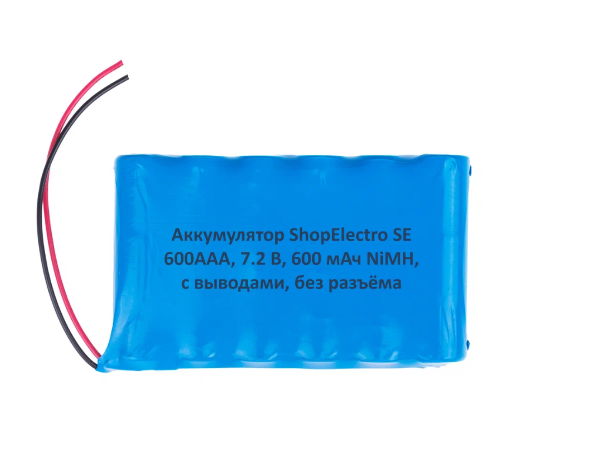 Аккумулятор ShopElectro SE 600ААА, 7.2 В, 600 мАч/ 7.2 V, 600 mAh, NiMH, с выводами, без разъёма (1)