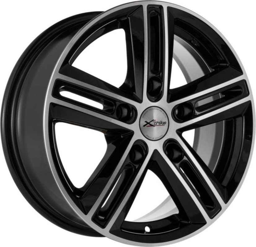 Диск колесный Xtrike X-123 6,5x16 5x139,7 Dia98.5 ET40 цвет BK/FP