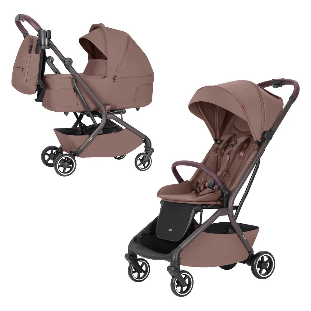 Детская коляска 2в1 Carrello Magia, цвет Glace Pink (Тёмно-розовый), артикул производителя CRL-6555