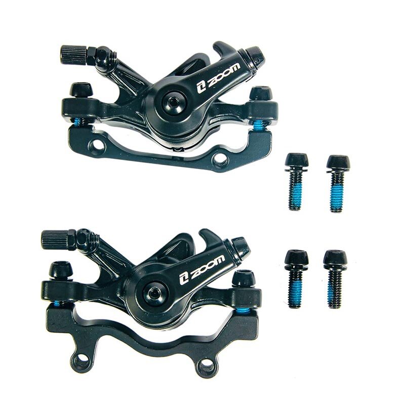 ZOOM Тормоз ZOOM DB-285 дисковый механический, комплект пер/зад (160 мм)