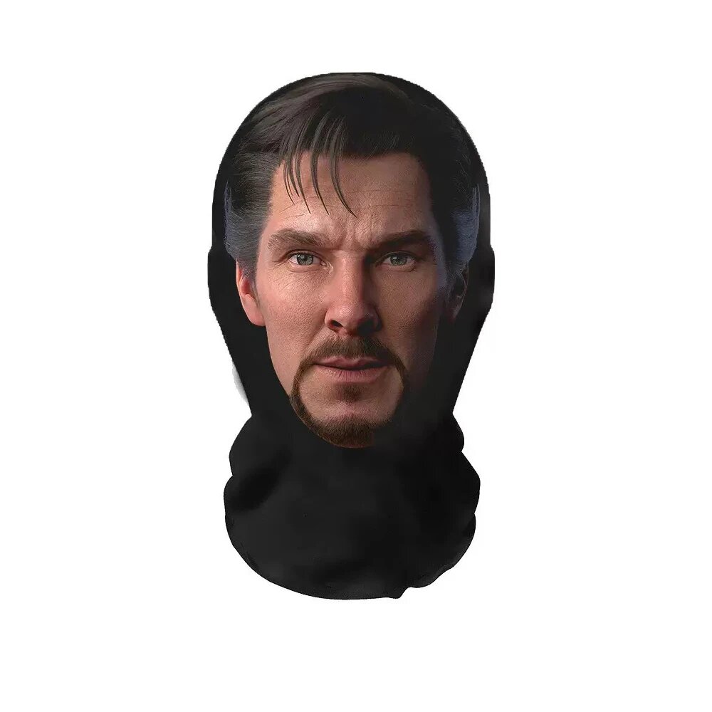 3D маска для лица, реалистичная эластичная сетчатая полнолицевая маска для мужчин и женщин, TOJF
