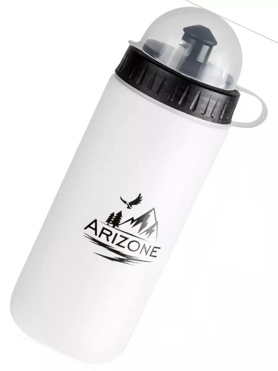 Бутылка для воды спортивная ARIZONE 0,5 л белая (34-100020)