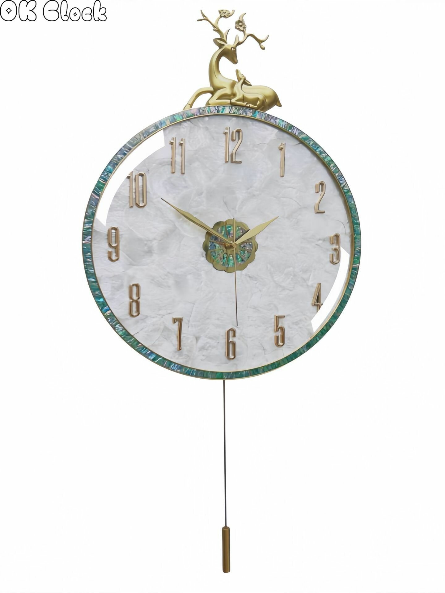 Настенные часы из ракушки