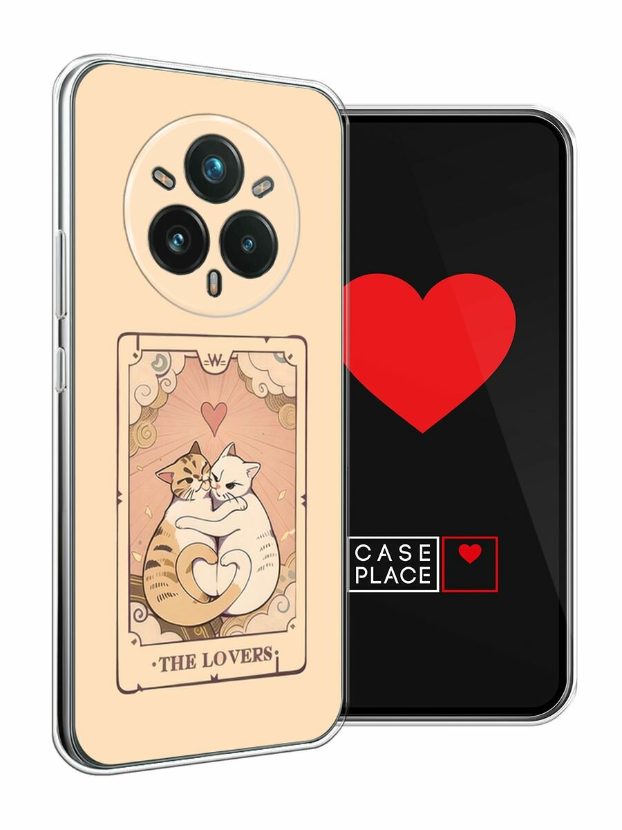 Чехол на Realme 14 Pro / Реалми 14 Про с принтом "The lovers cats 1 - 14 февраля" — фото 1