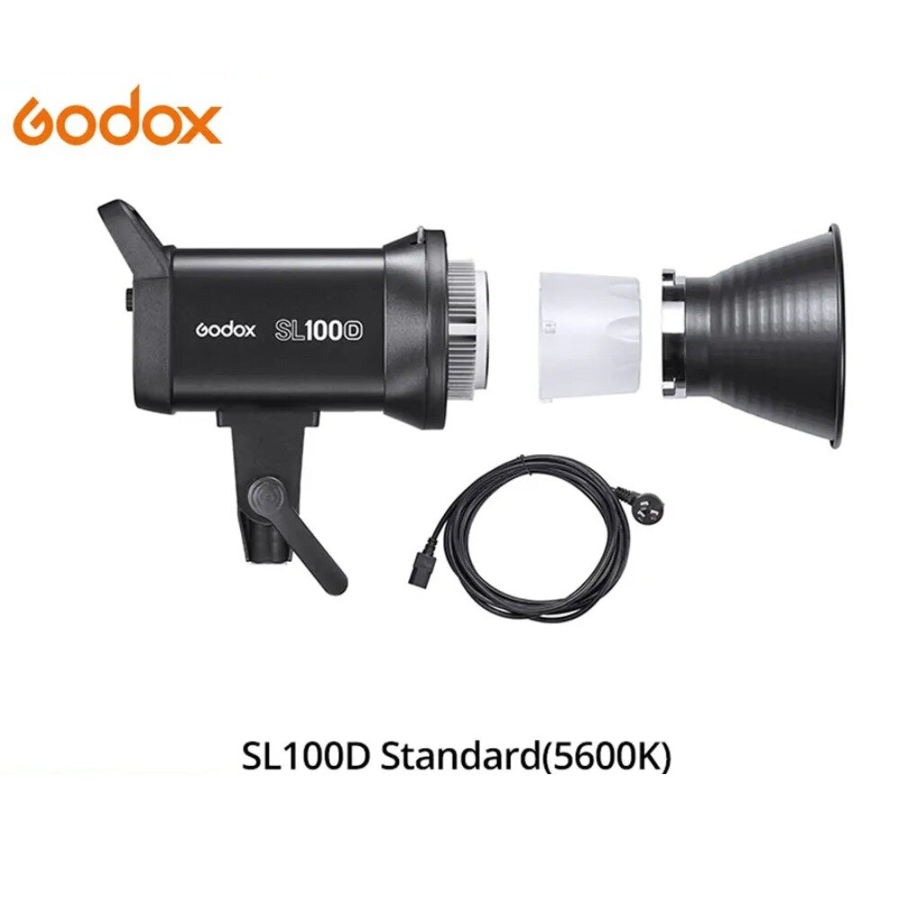 Godox SL100D 100 Вт 5600k Белая Версия ЖК-панели LED Video Light Bowens Mount Studio Light