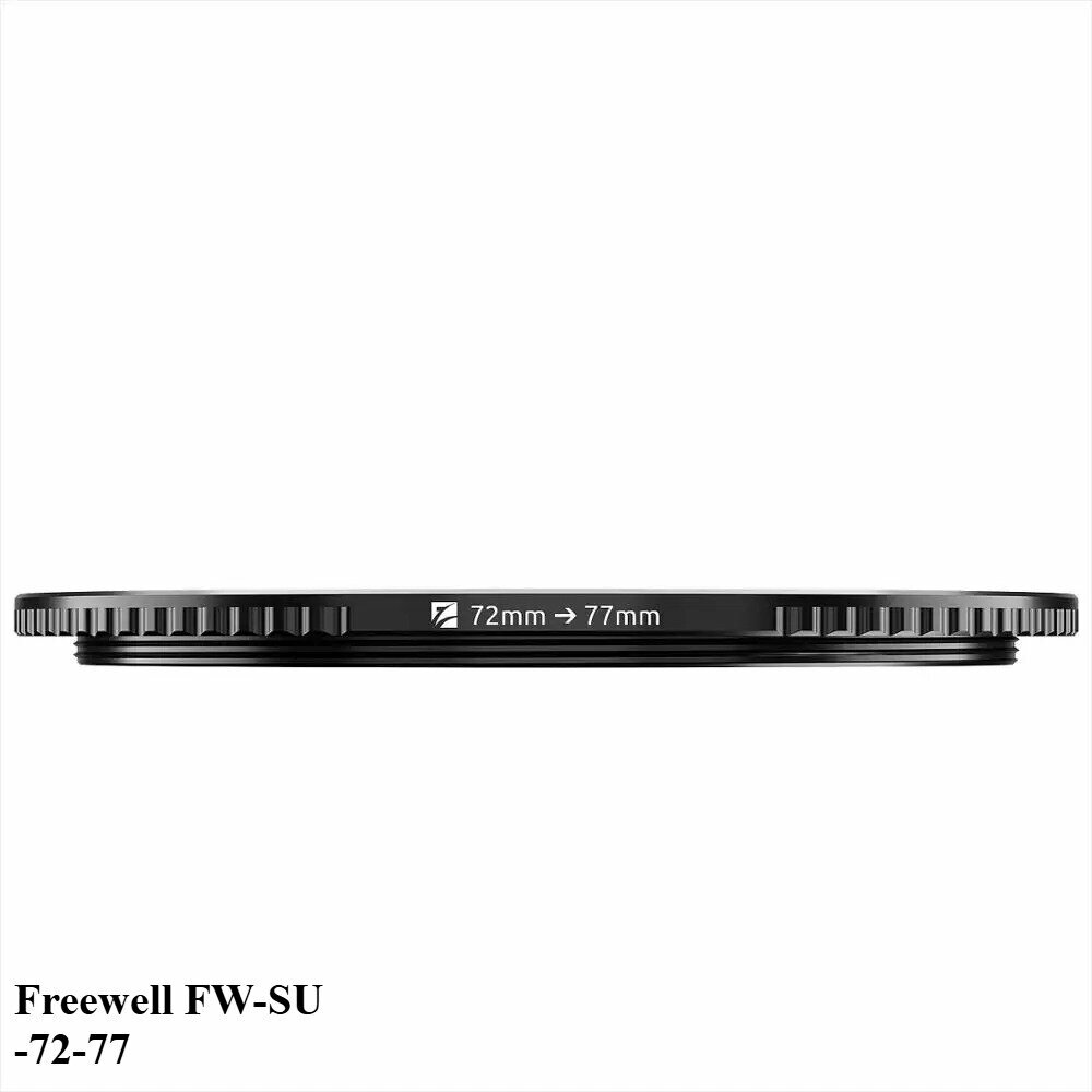Freewell Step Up Ring С Магнитной Системой Быстрой Замены Freewell, А Также С Вашим Резьбовым Фильтром 72-77mm