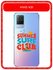 Чехол на Vivo V21 / Виво V21 с принтом "Summer surf club", прозрачный