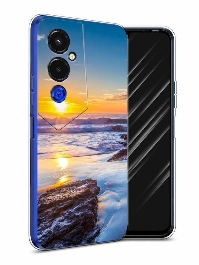 Чехол на Tecno Pova 4 pro / Техно Пова 4 Про с принтом "Восход 6"