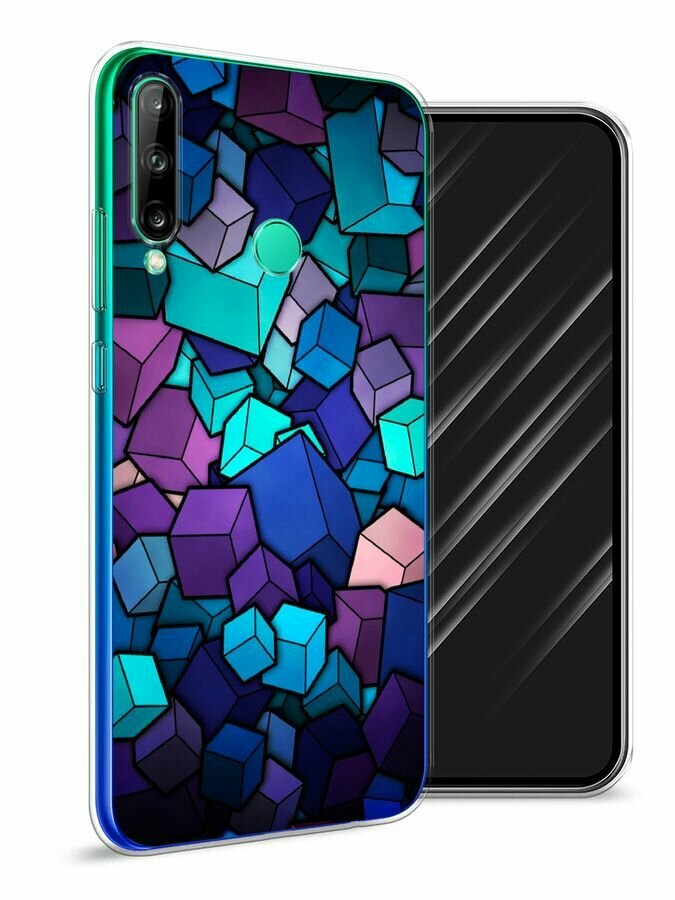 Чехол на Huawei P40 Lite E/Y7p/Honor 9C / Хуавей P40 Lite E/Y7p/Хонор 9C с принтом Геометрия 5