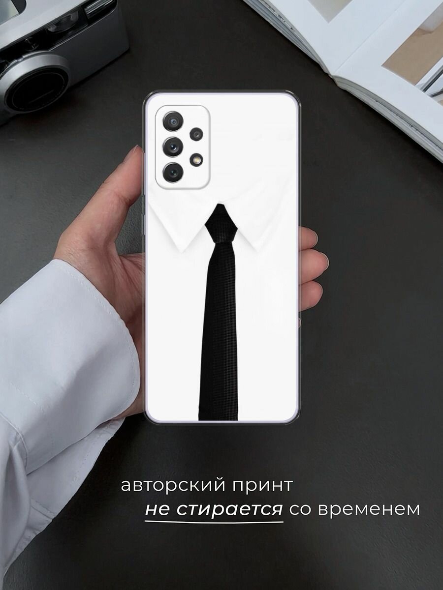 Чехол на Samsung Galaxy A73 / Самсунг Галакси А73 с принтом "Галстук" — фото 1