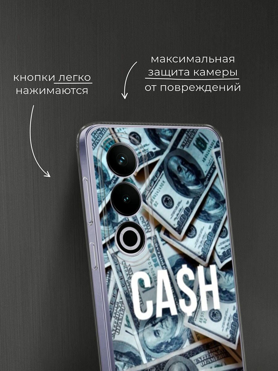 Силиконовый чехол на Oneplus Ace 3V / Ван Плас Эйс 3V с принтом "Cash" — фото 1
