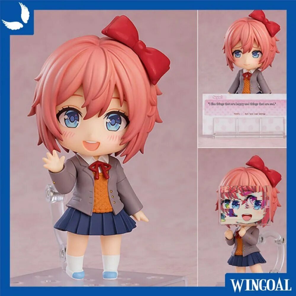 Фигурка Нендороид Доки Доки Литературный Клуб Сайори / Doki Doki LiteratureClub Sayori Подарки для болельщиков (10 см) 2250