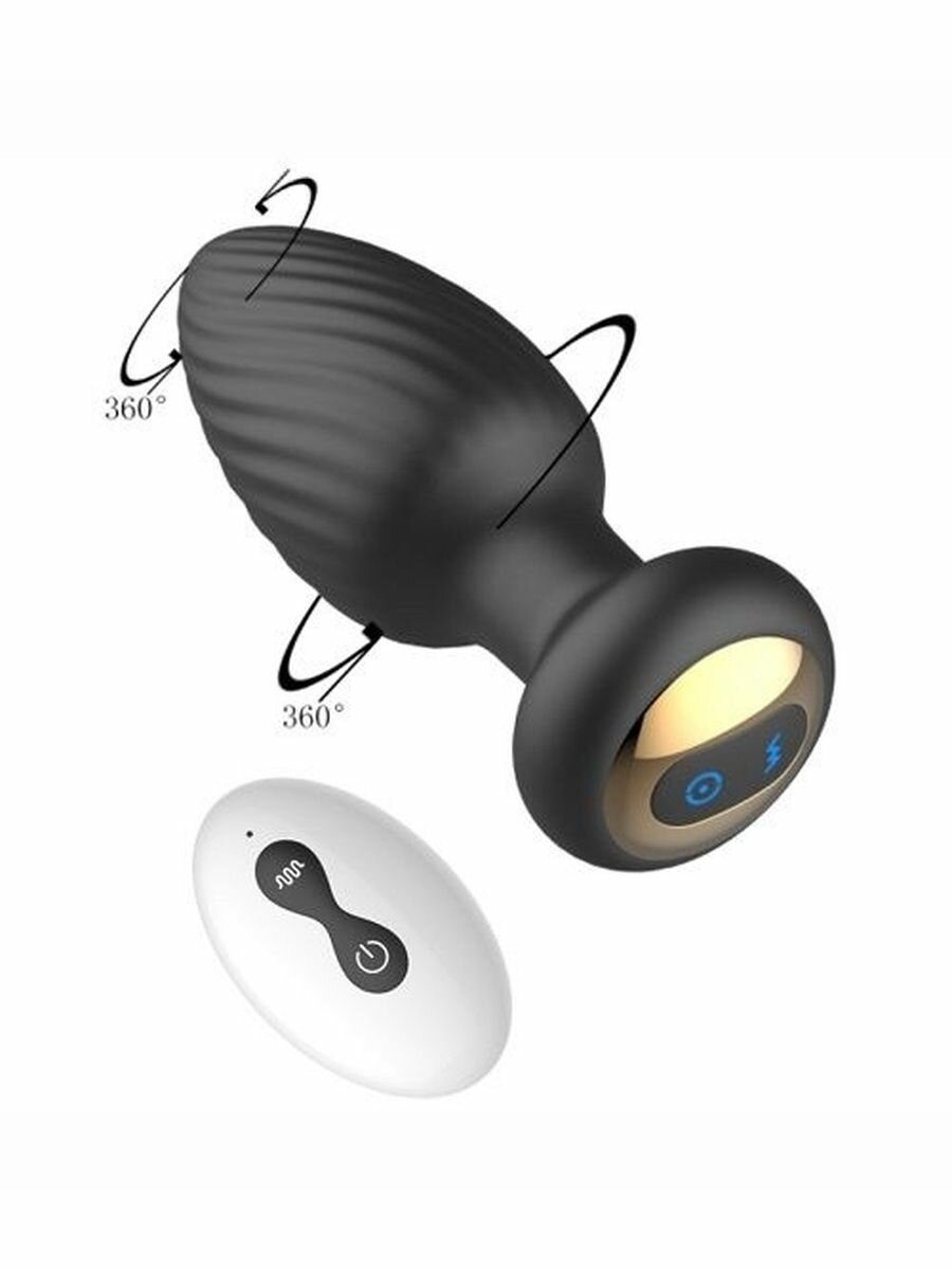 Анальная пробка с вибрацией, Анальный стимулятор, 8 см