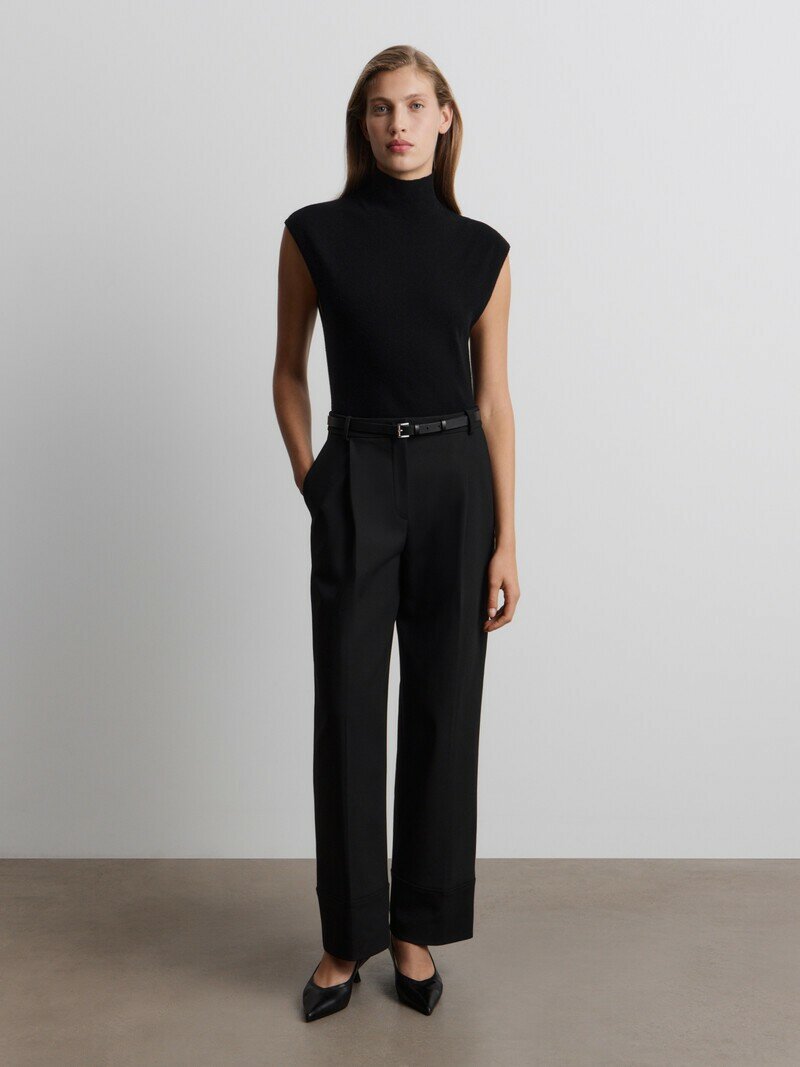 Брюки укороченные