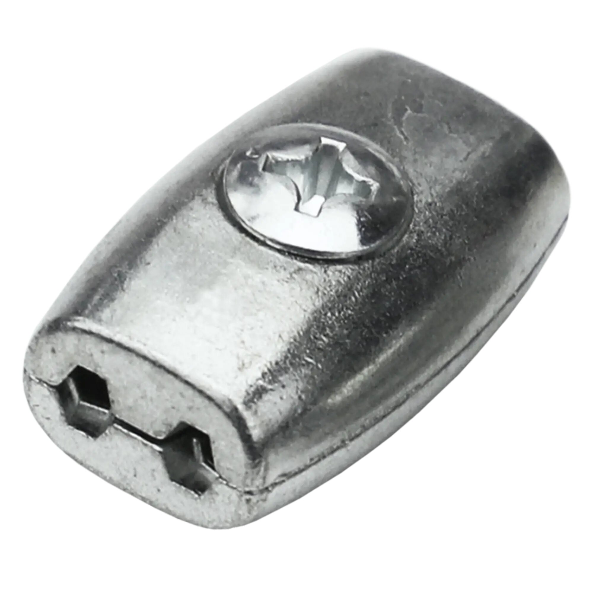 BRAND зажим бочонок 4 мм из оцинкованной стали, комплект из двух изделий 2 шт