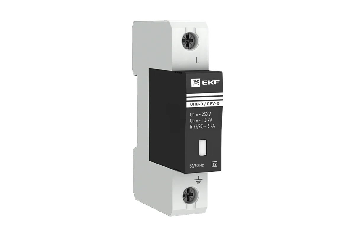 EKF ОПВ-D/1P импульсный ограничитель напряжения 5 кА 275 В с сигн. PROxima opv-d1