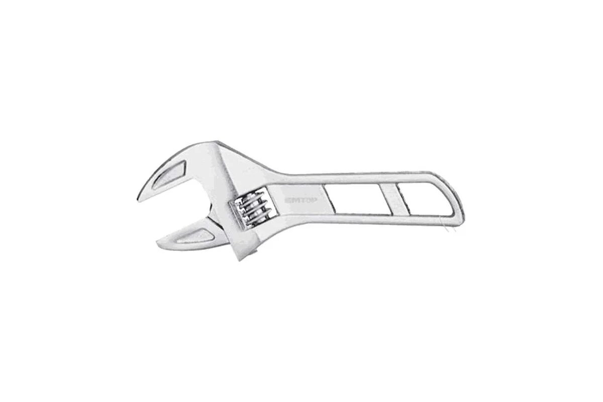 Emtop Ключ разводной 160 мм, регулируемый зажим 0-34 мм EMAW7106, для монтажа и ремонта