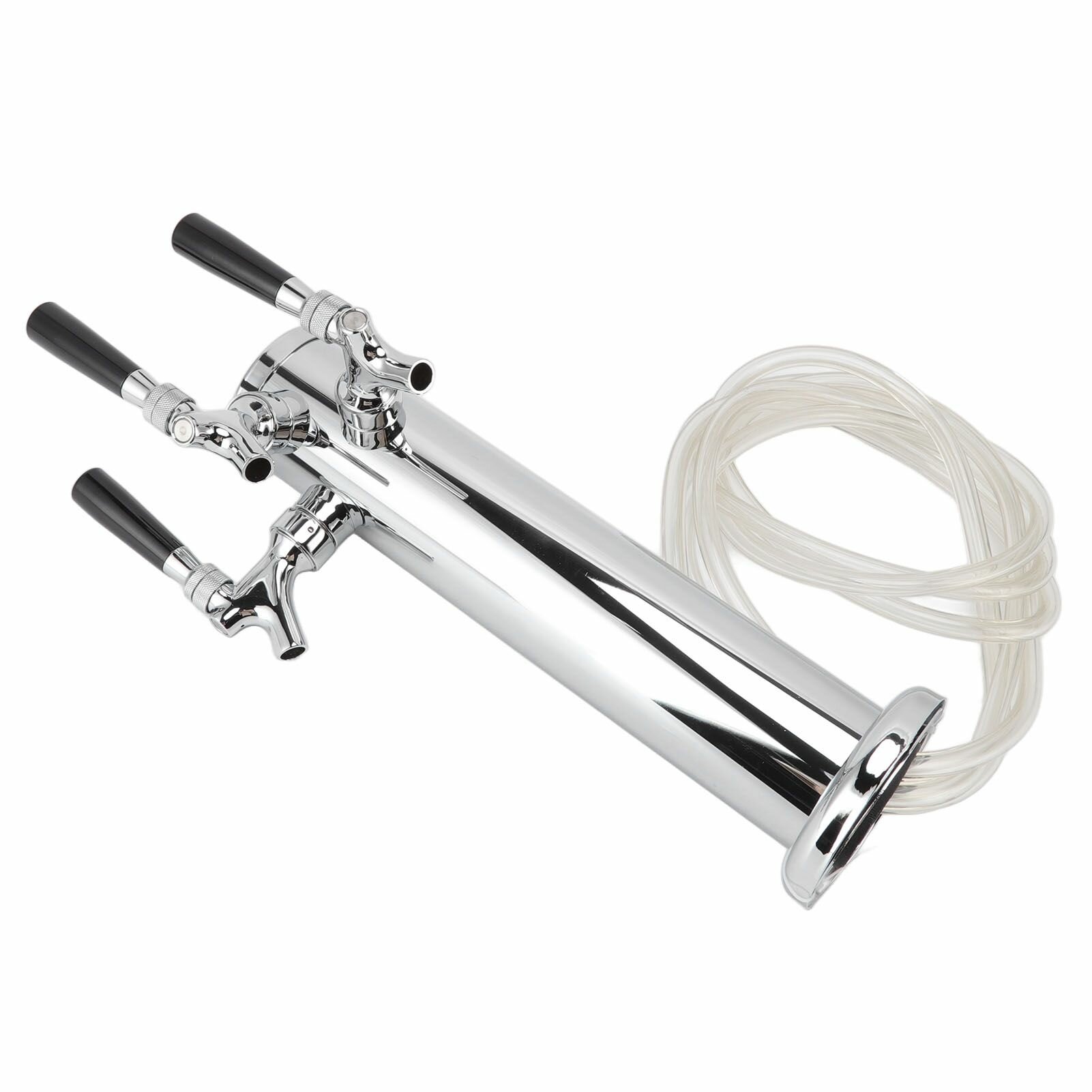 Пивной кегератор с 3 кранами из нержавеющей стали для домашнего пивоварения, высота 37 см, комплект включает всё необходимое