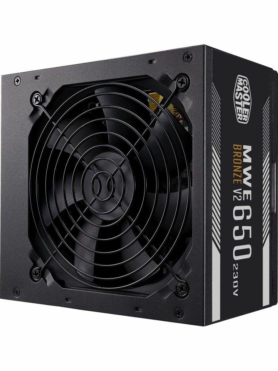 Блок питания Cooler Master ATX 650W MWE Bronze V3 Gen.5 80+ bronze 24pin APFC 120mm fan 6xSATA RTL