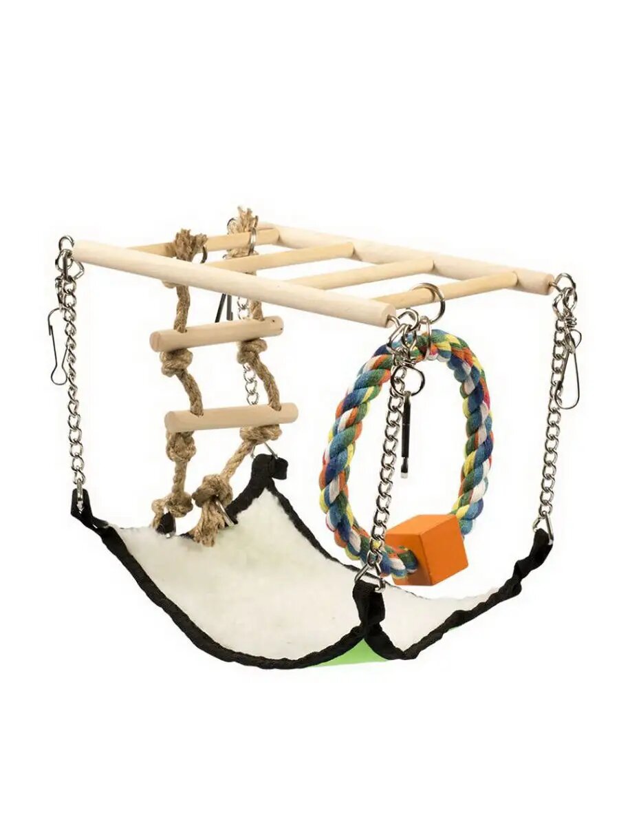 Подвесной мост с гамаком