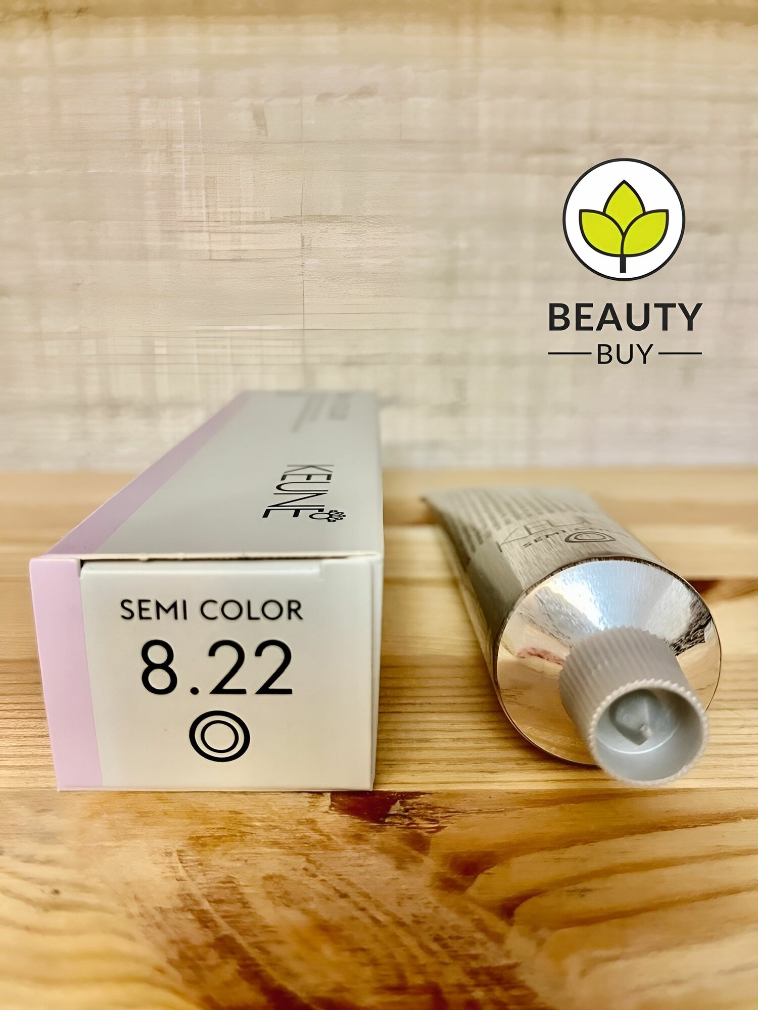 Keune Semi Color #8.22 Безаммиачный краситель для тонирования, Светлый блондин Глубокий Перламутровый 60 мл