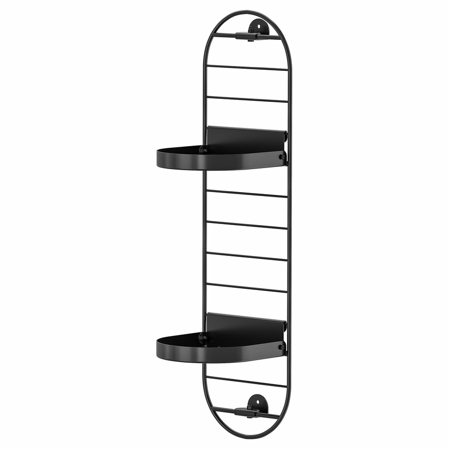 Настенная подставка для растений, IKEA SKUGGRONA, цвет черный, 54 см, 705.620.11