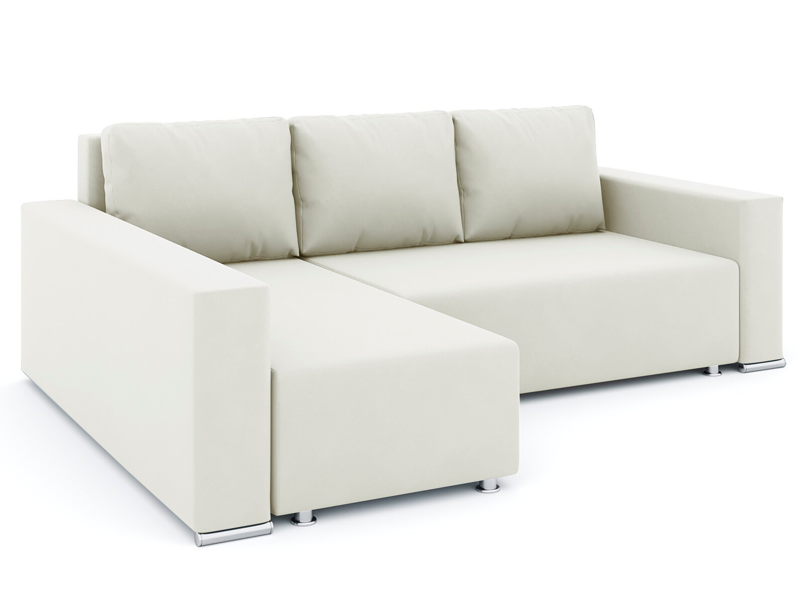 Угловой диван Марко, еврокнижка, угол левый/правый, велюр Зара Крим 02