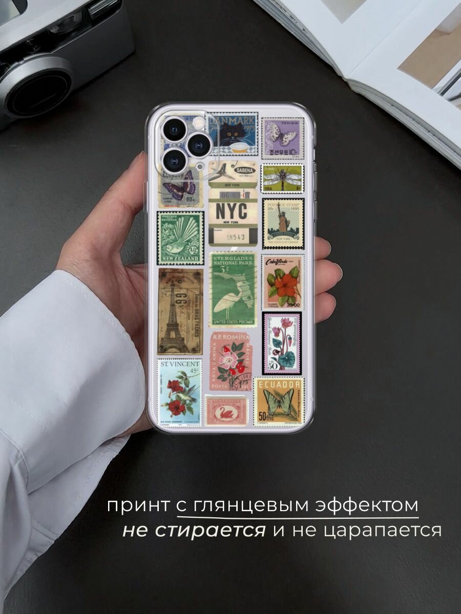 Силиконовый чехол на Apple iPhone 11 Pro / Айфон 11 Про с принтом Марки — фото 1