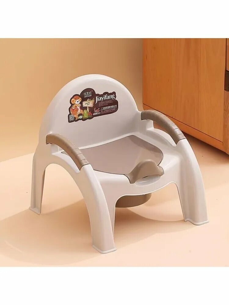 Горшок стульчик детский пластиковый для мальчика и девочки, со съемной чашей, крышкой, спинкойГоршок-стульчик (розовый)