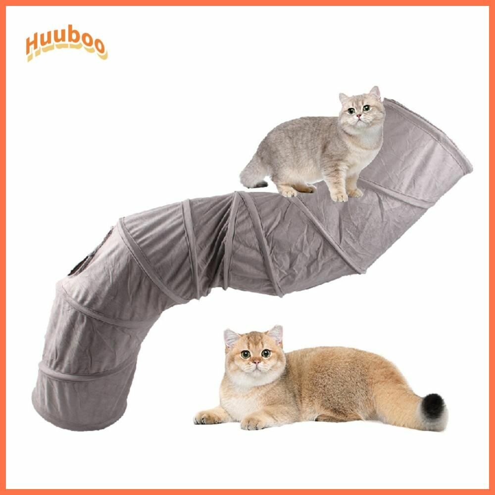 Игровой туннель для котов, большой и прочный, для кошек и котят