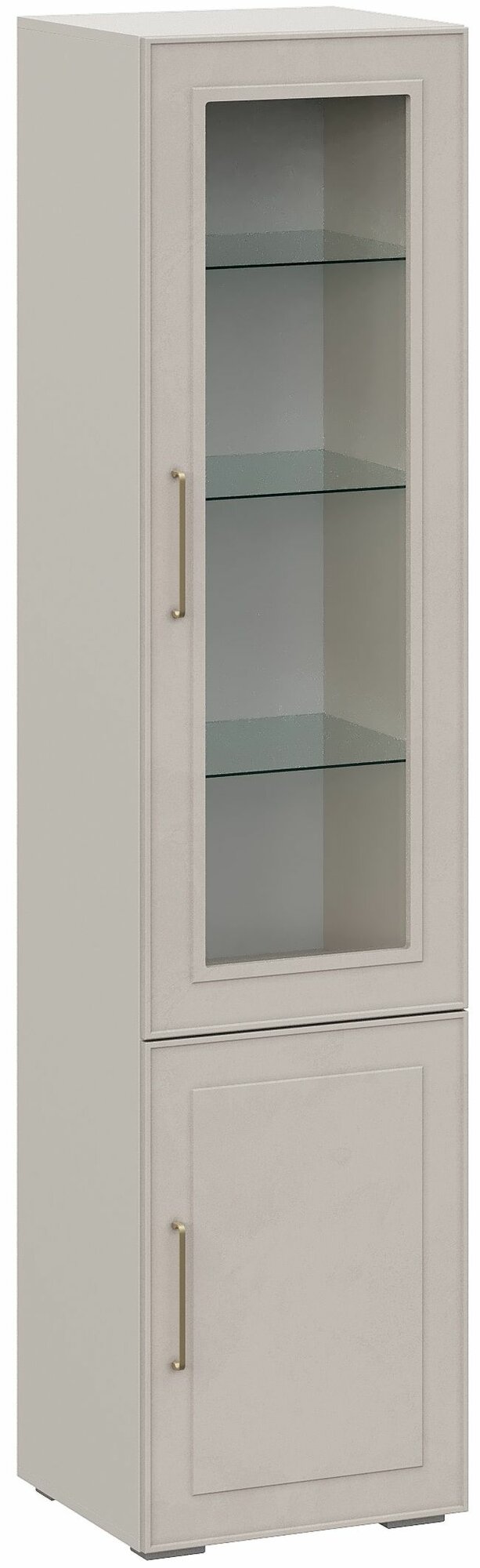 Витрина Лайфмебель Мотру ПС-500 кашемир / шампань