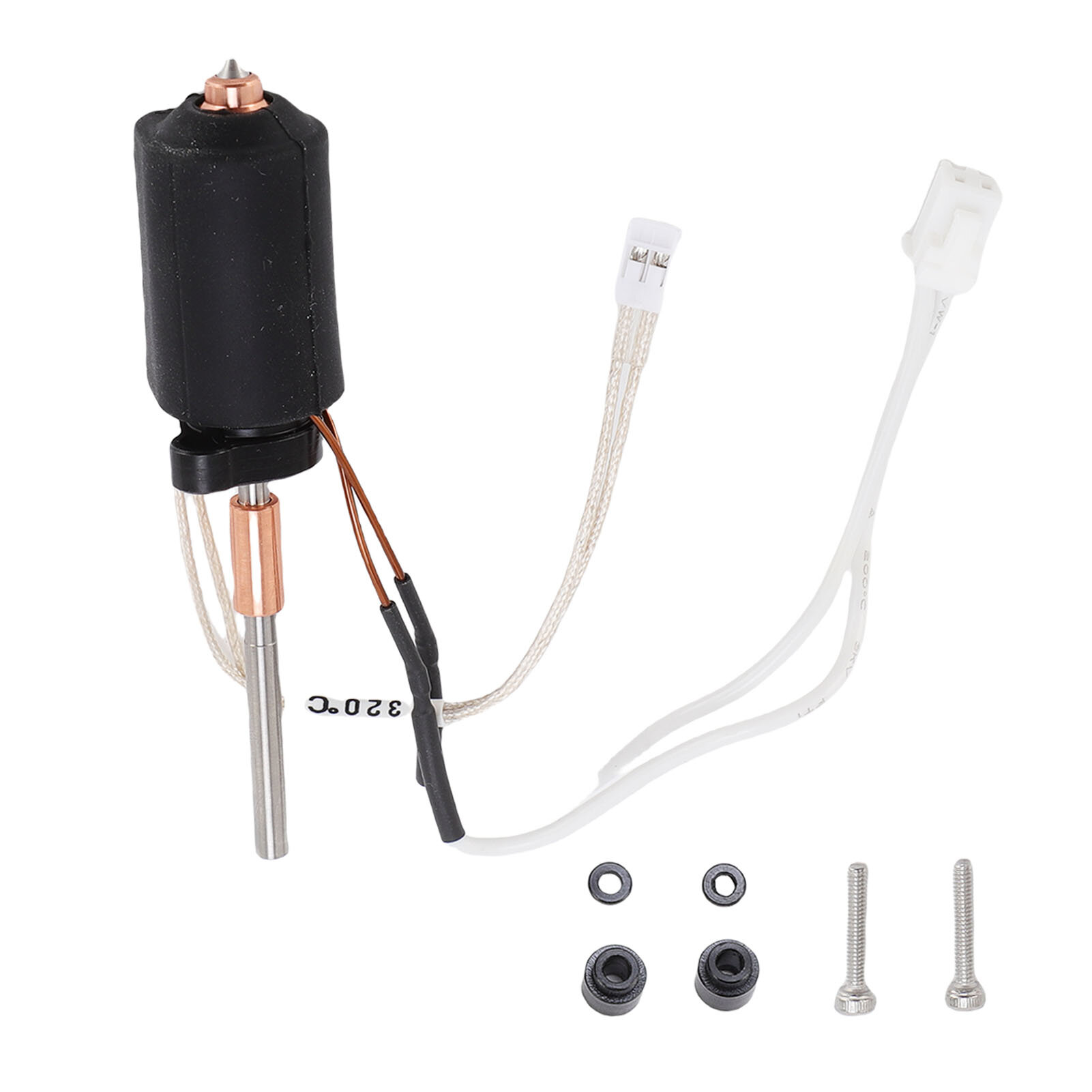 Комплект для замены хотэнда для 3D-принтера Creality Hi Combo: экструдер, сопло из закаленной стали 0,4 мм, керамический нагреватель с вращением на 360 градусов.