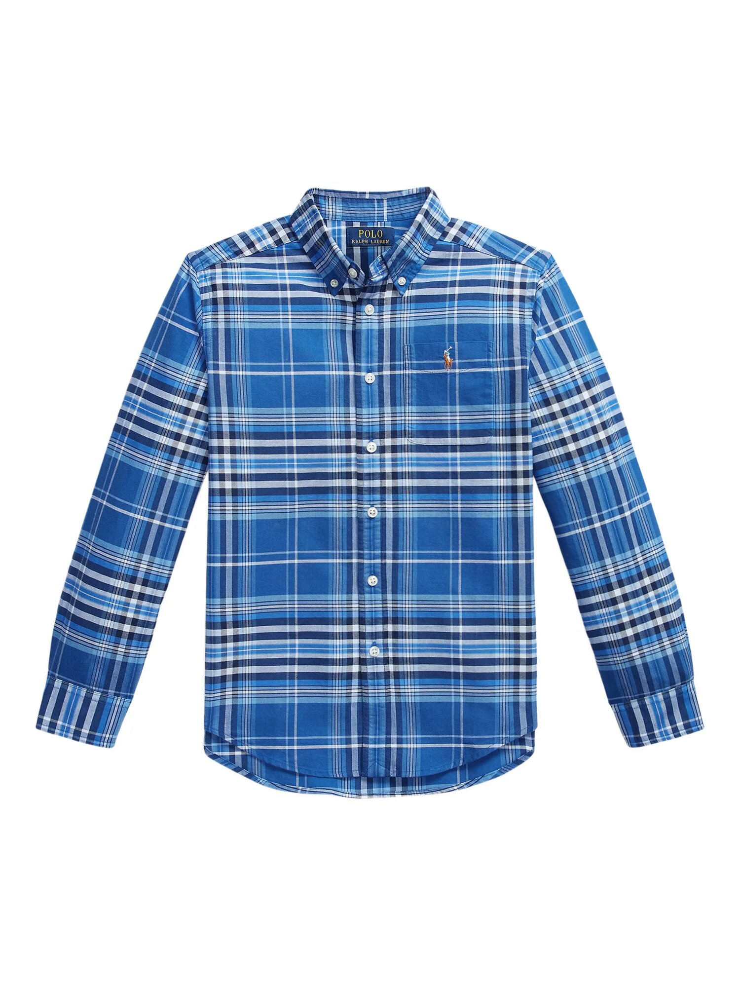 Рубашка Plaid embroidered shirt