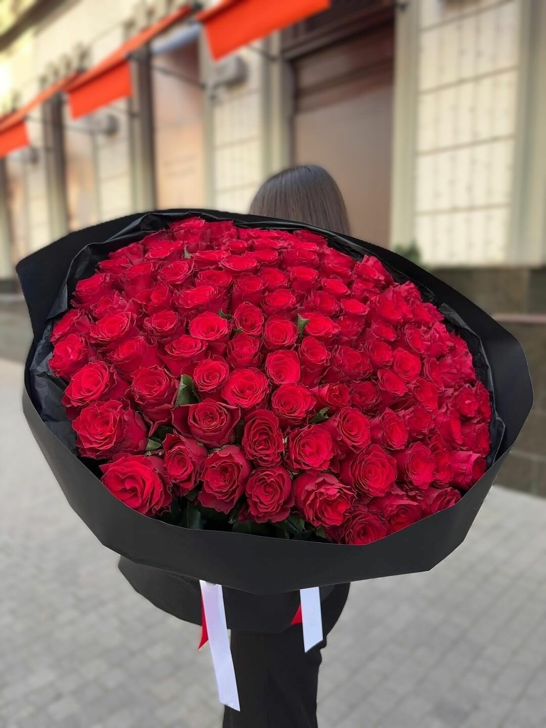 Букет из 101 красной розы